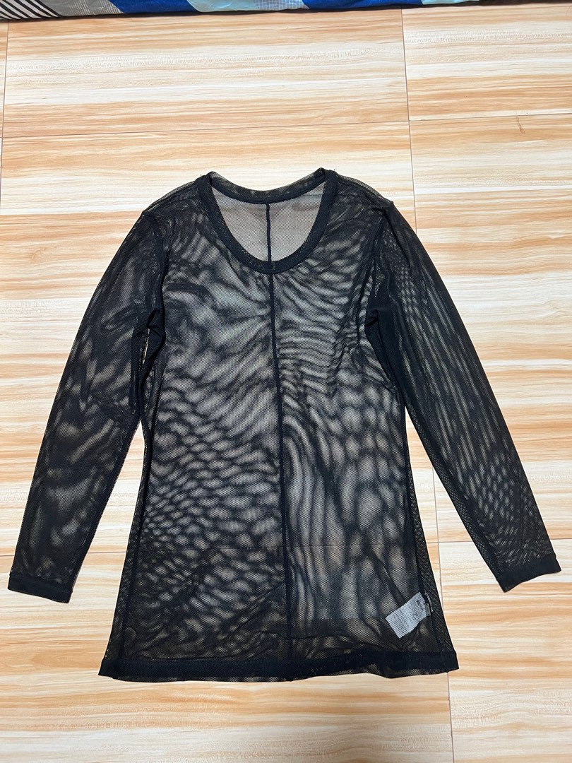 INITIAL Mesh Top, Women's Fashion, Tops, Others Tops on Carousell