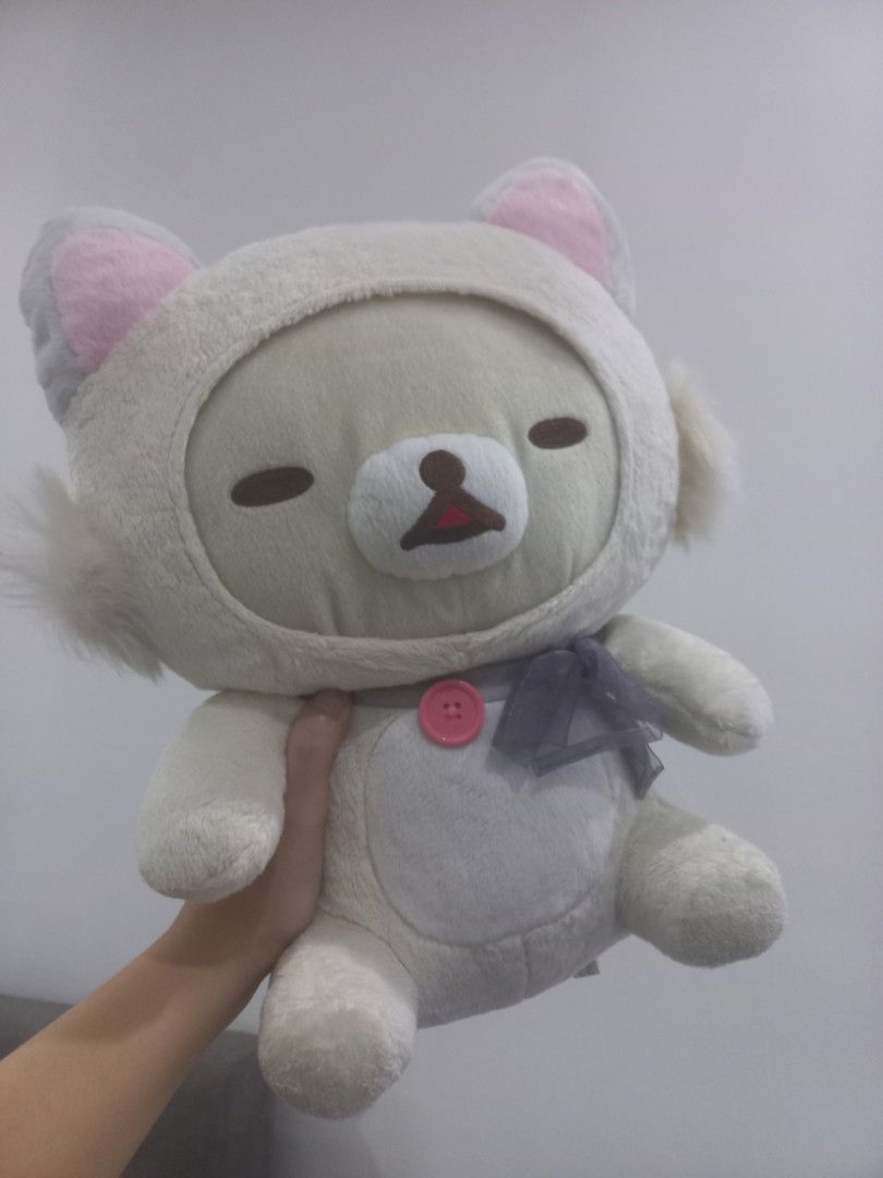 Korilakkuma rilakkuma kitty cat plushie35cm, Hobbies & Toys, Toys & Games on Carousell