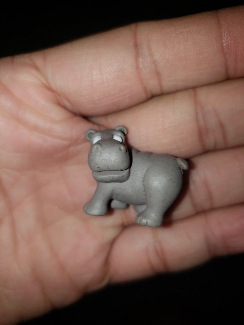KUALAN MAINAN KOLEKSI MINI HIPPO HIPO BABY KECIL MUNGIL HEWAN ANIMAL ...