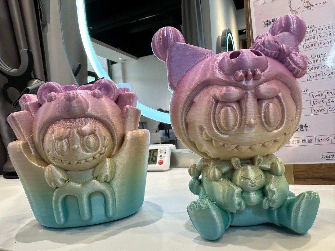 Kuromi X Labubu Figure/ Labubu Fries, 興趣及遊戲, 玩具 & 遊戲類 - Carousell