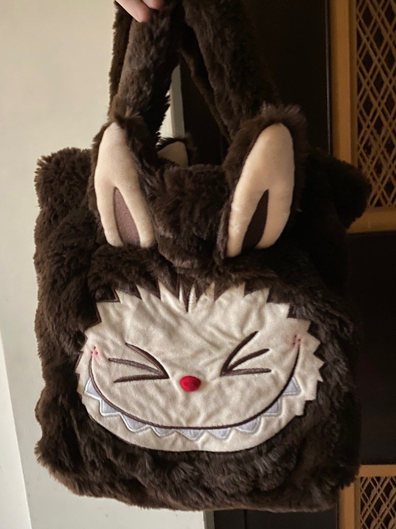 Labubu bag Popmart 2-way reverse authentic from taiwan pre order brown ...