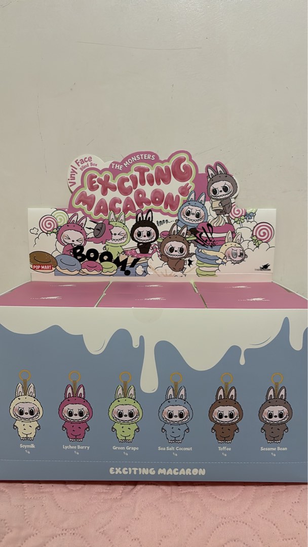 Labubu V1 Exciting Macarons Confirmed Set, Hobbies & Toys, Toys & Games on Carousell