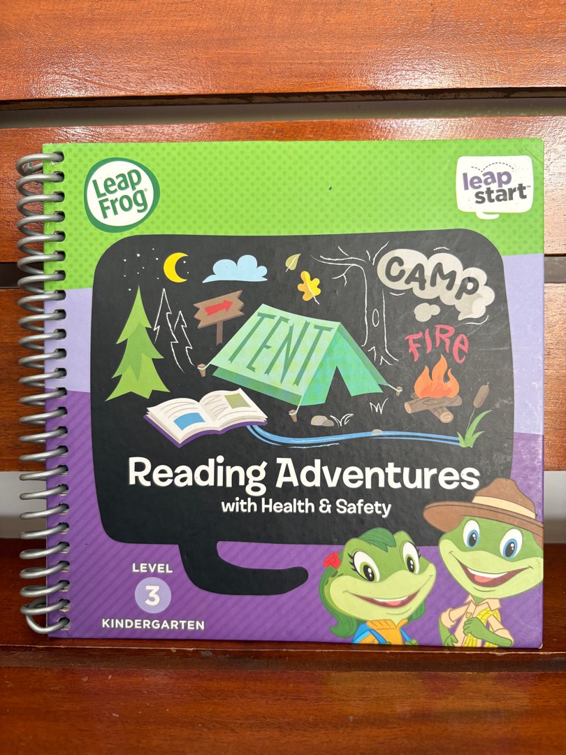 leapfrog leapstart level 3 kindergarten reading adventures with health ...
