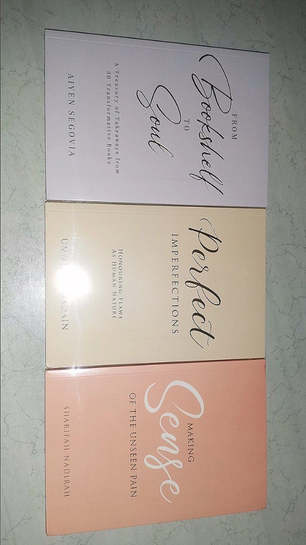 making sense of the unseen pain, perfect imperfections, from bookshelf ...