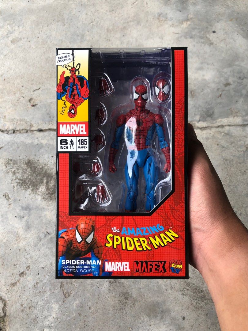 MARVEL MAFEX SPIDERMAN CUSTOM COMIC PAINT not shf, Hobbies & Toys, Toys ...