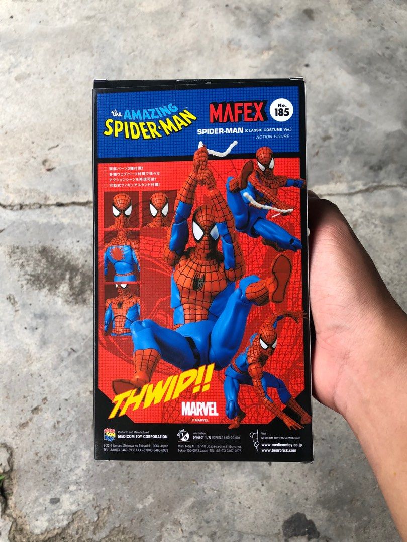 MARVEL MAFEX SPIDERMAN CUSTOM COMIC PAINT not shf, Hobbies & Toys, Toys ...