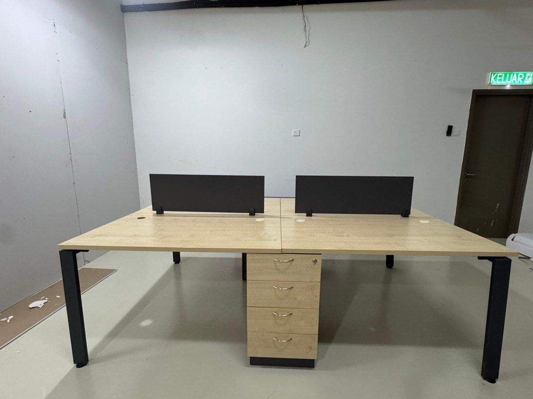 MEJA OFFICE TABLE, Furniture & Home Living, Furniture, Tables & Sets on ...