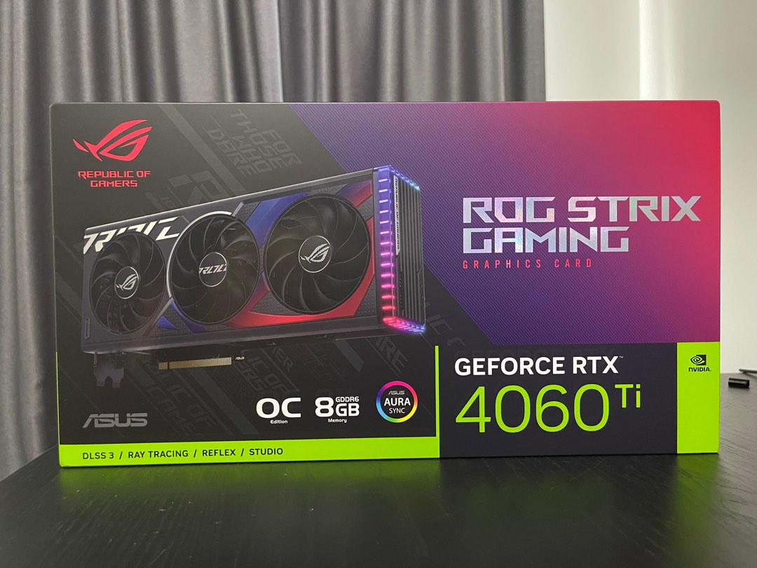 (NEW) ASUS ROG Strix RTX 4060 Ti 8GB GPU | Graphics Card, Computers ...