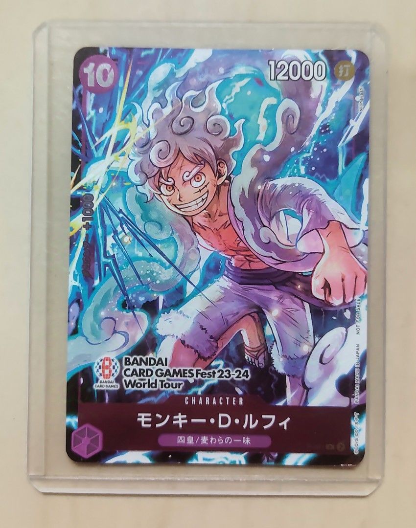 One Piece Card Tcg - Main Hit Card (Combo Zoro Cny + Luffy Nika Bandai ...