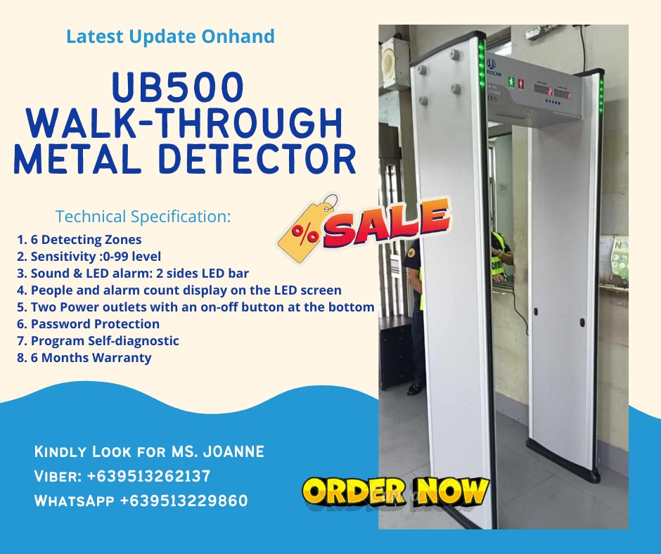 ON-HAND NA READY FOR PICK-UP UB500 WALK-THROUGH METAL DETECTOR ...