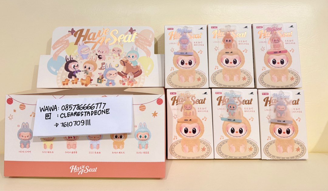 ORI POPMART NEW LABUBU V2 nego bagcharm, Toys & Collectibles, Mainan di ...