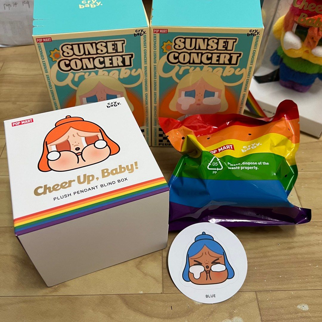 New Year Deal! (Ready Stock) Original Pop Mart CRYBABY PPG CHEER UP ...