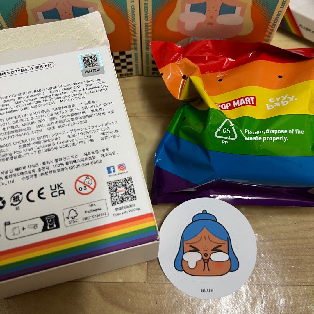 New Year Deal! (Ready Stock) Original Pop Mart CRYBABY PPG CHEER UP ...