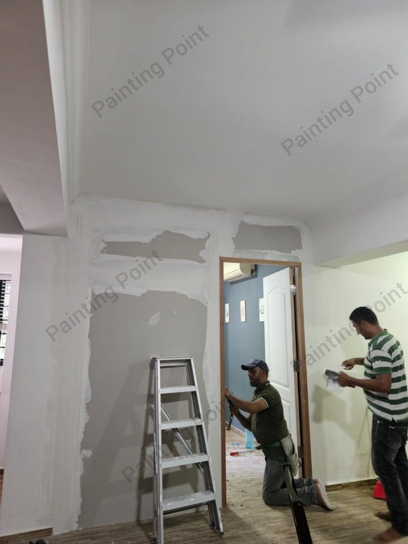 Partition wall, Aircon boxup, Pipe box up, False ceiling, L box install ...