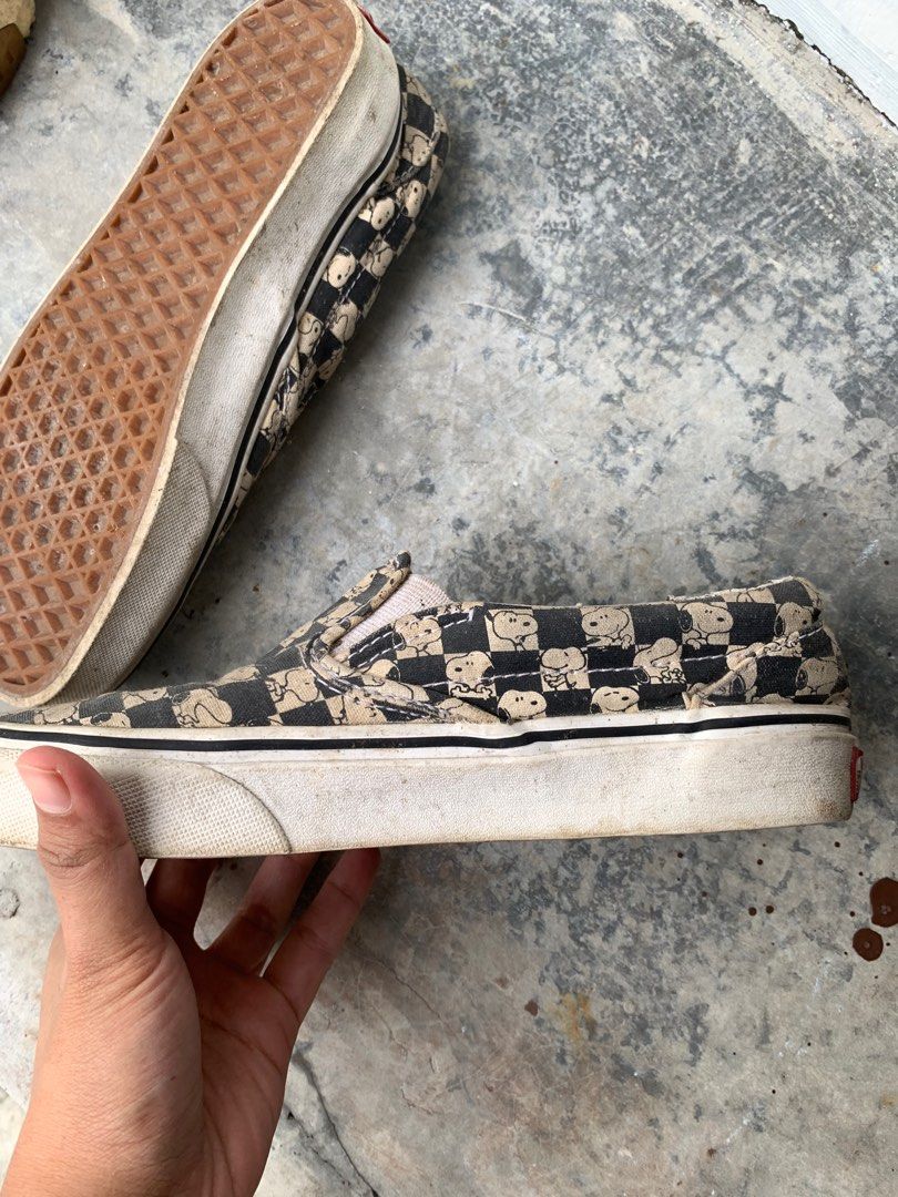 Peanuts x Vans Sk8-Hi Snoopy Checkerboard, Men's Fashion, Footwear ...