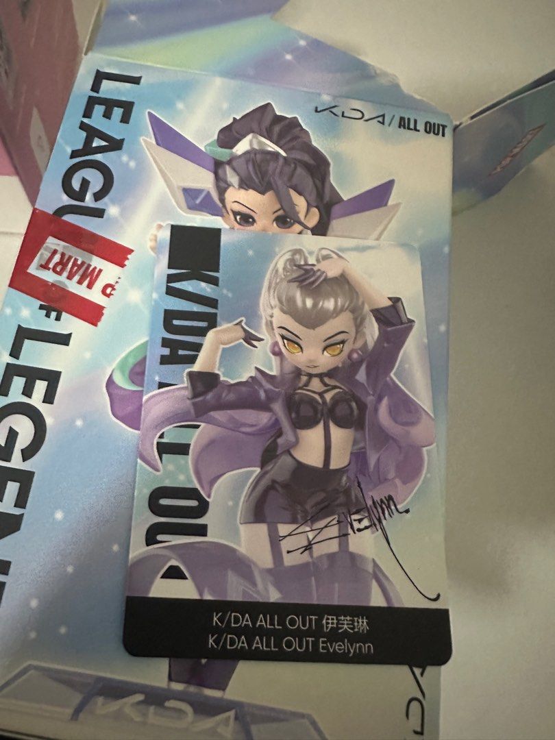 Popmart League Of Legends K/DA All Out Secret Prestige K/DA All Out ...