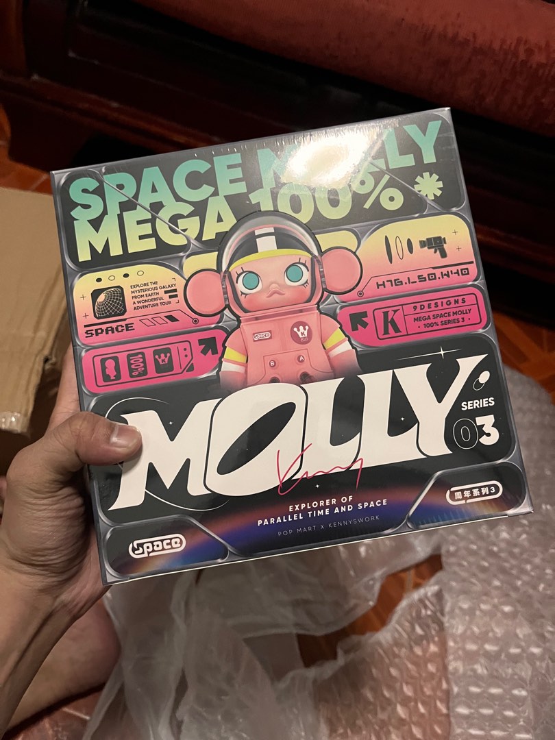 PopMart Space Molly V3 100%, Hobbies & Toys, Toys & Games on Carousell
