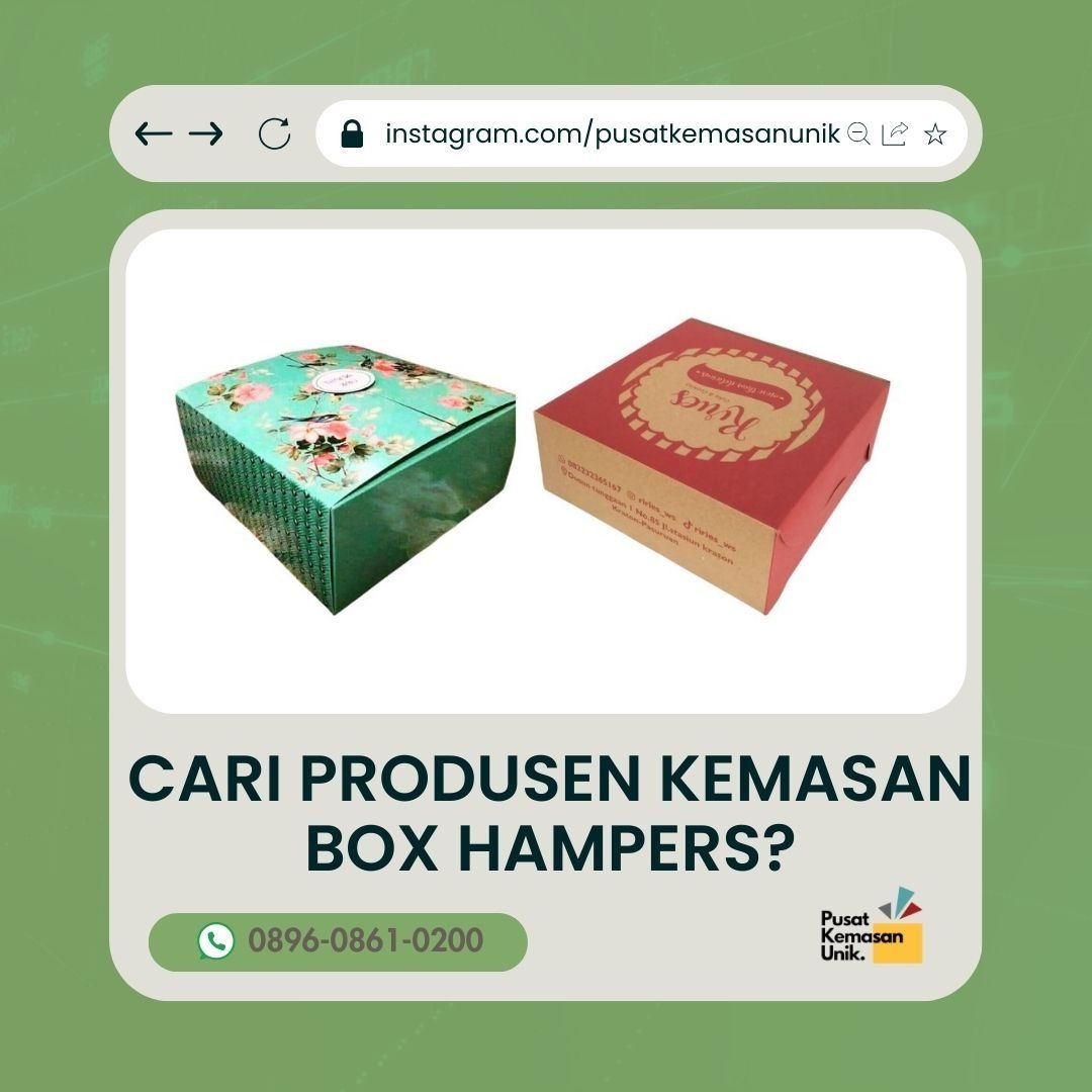 PRODUSEN PACKAGING BOX KEMASAN DUS KOTAK KEMASAN CUSTOM MERK SENDIRI ...