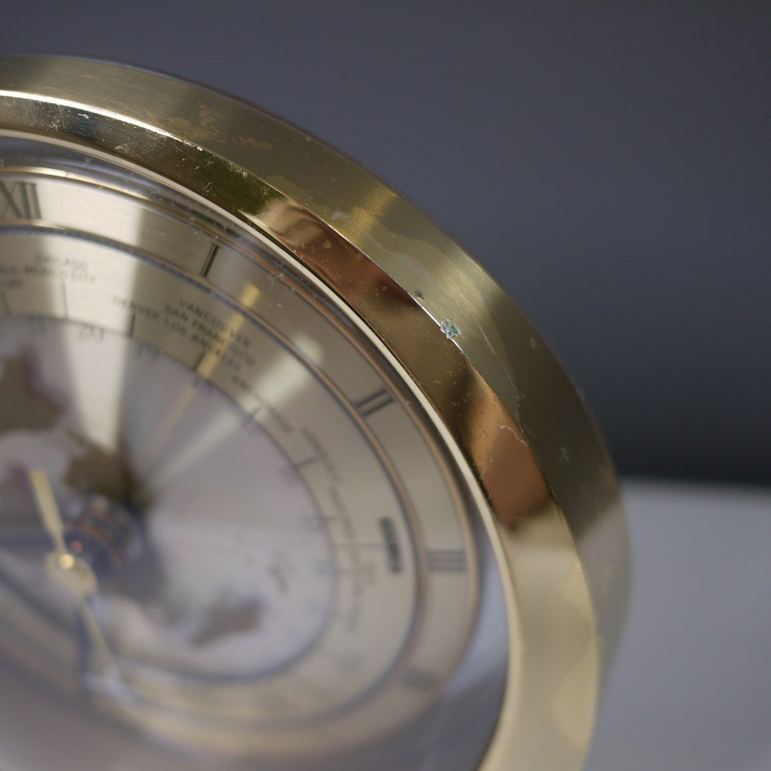 RARE | SEIKO World Clock Airplane Seconds hand LED light Blinking ...