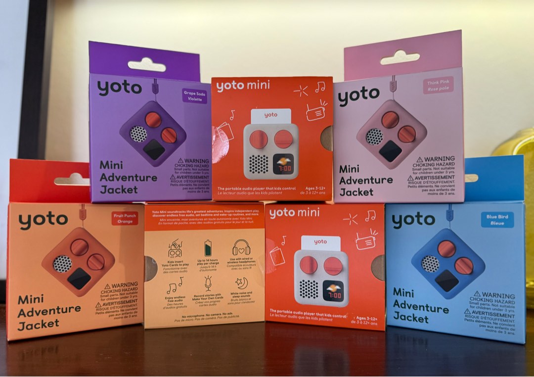 [READY STOCK] Yoto Mini (2024 Edition) + Mini Adventure Jacket (Orange ...
