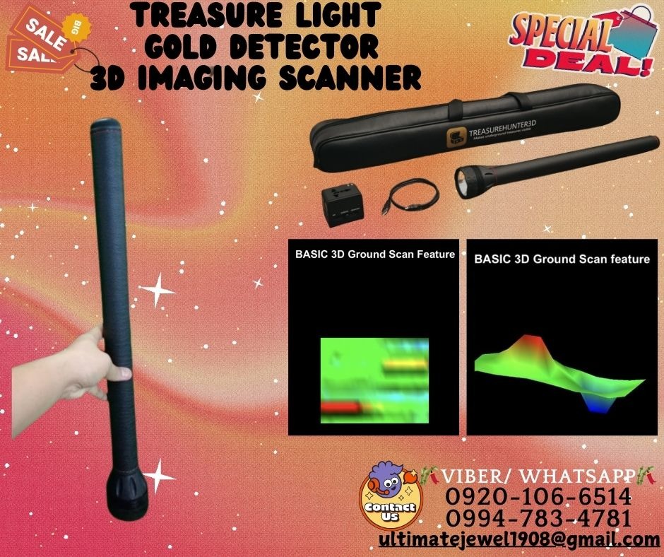 READY TO PICK-UP 3D IMAGING SCANNER TREASURE LIGHT GOLD DETECTOR ...
