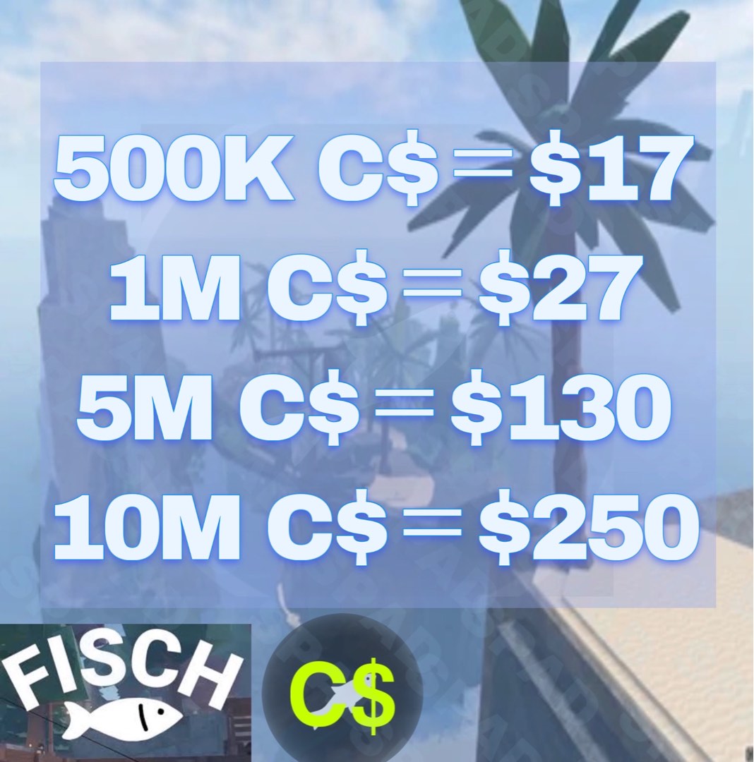 Roblox Fisch Cash, 電子遊戲, 電子遊戲, 其他 - Carousell