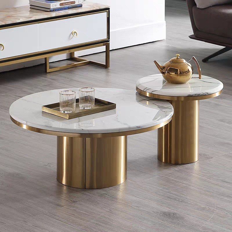 ROUNDY COFFEE TABLE + SIDE TABLE, Furniture & Home Living, Kitchenware & Tableware, Coffee & Tea ...