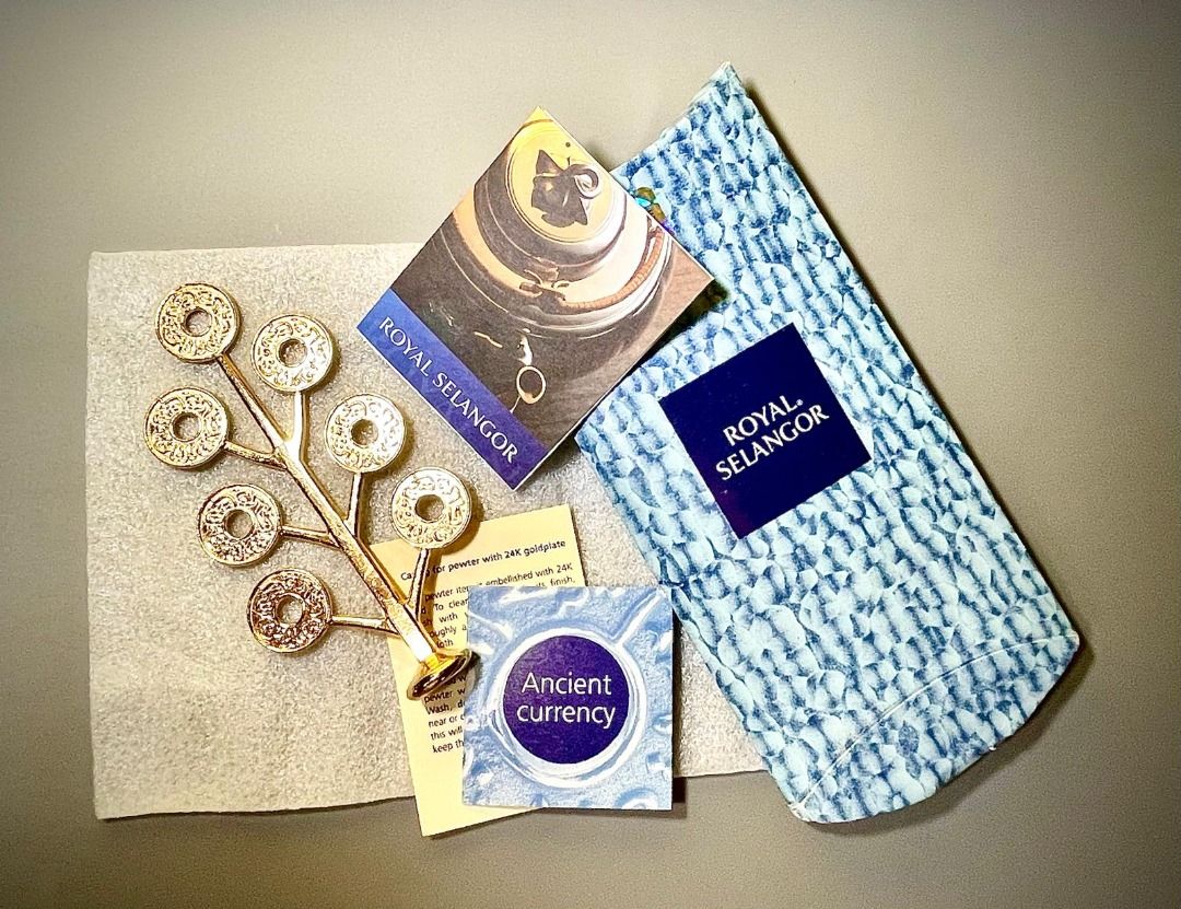 GOLD MONEY TREE - Royal Selangor 24K Plated (BNIB), Hobbies & Toys ...