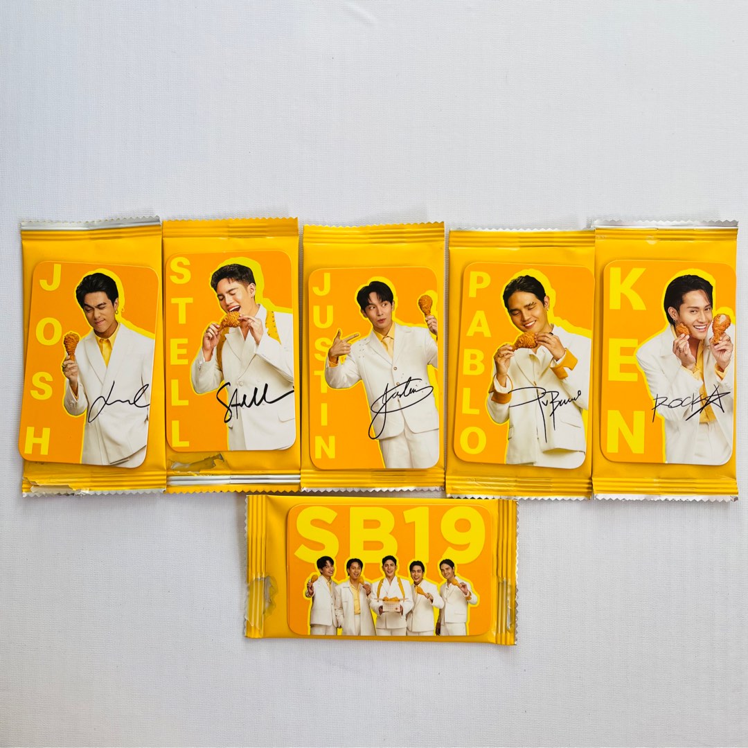 SB19 Photocard MCDO full set, Hobbies & Toys, Memorabilia ...