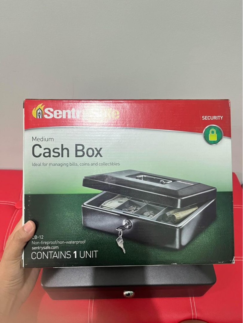 Sentry Safe Cash Box, Furniture & Home Living, Security & Locks, Safe ...