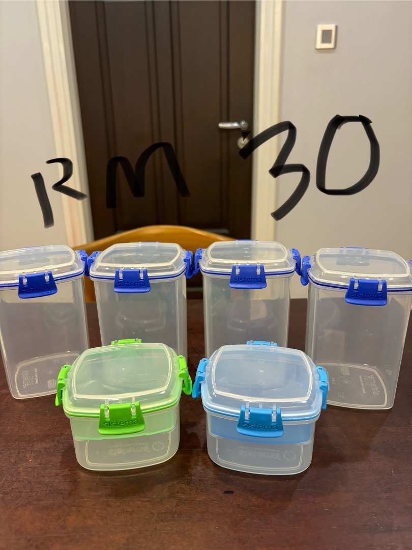 Sistema containers, Furniture & Home Living, Kitchenware & Tableware ...