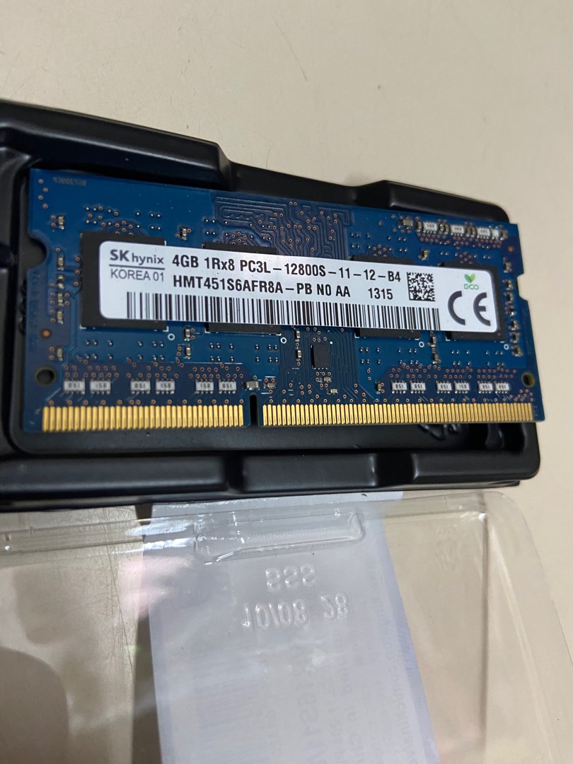 LAPTOP RAM SK HYNIX KOREA 01 - 4GB PC3L 12800S, Computers & Tech, Parts ...