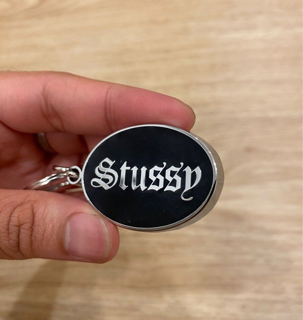 Stussy Badge Keychain, Men's Fashion, Watches & Accessories, Jewelry on ...