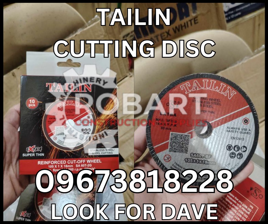 TAILIN CUTTING DISC, Commercial & Industrial, Industrial Equipment on ...
