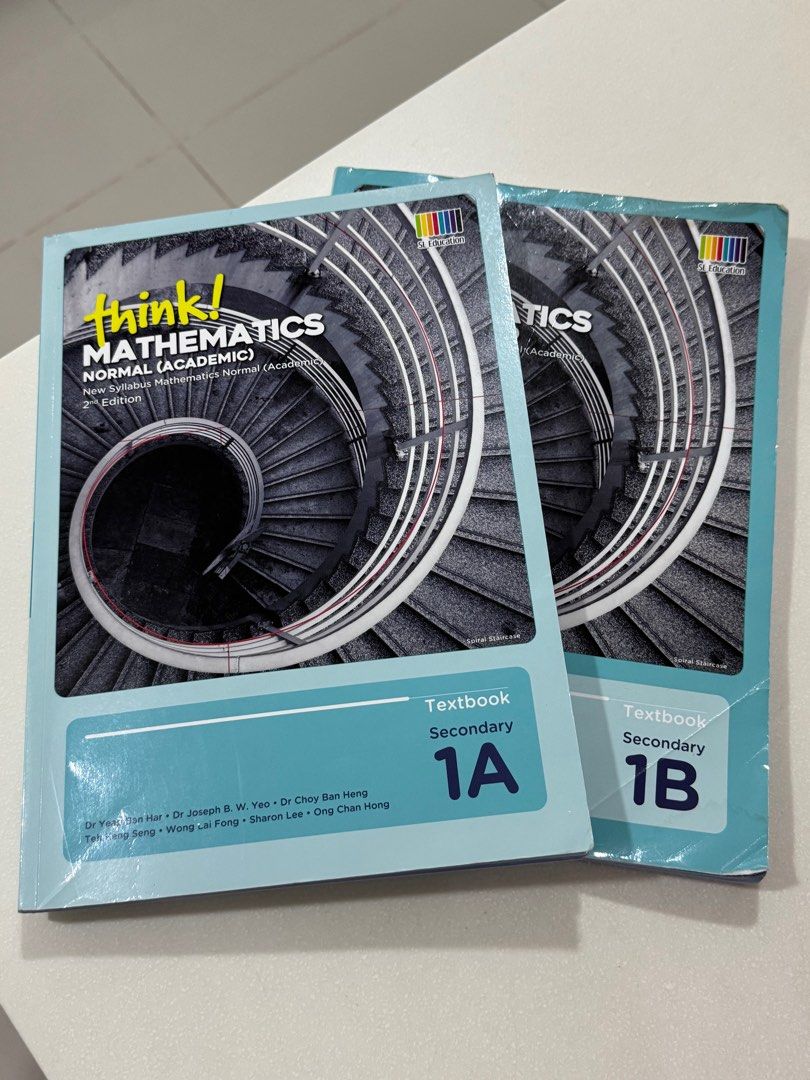 think! Mathematics Secondary 1A & 1B 2nd Ed, Hobbies & Toys, Books ...