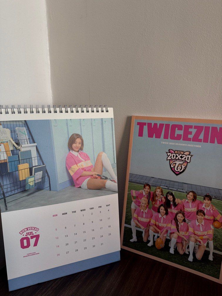 TWICE Calendar plus Twicezine, Hobbies & Toys, Memorabilia ...