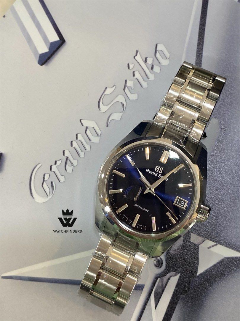 Unworn Grand Seiko Heritage SBGA375G - Midnight Blue Dial, Spring Drive ...