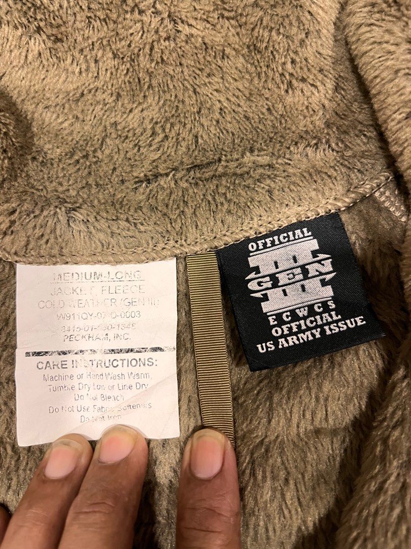 Us army fleece jacket, Men's Fashion, Coats, Jackets and Outerwear on ...