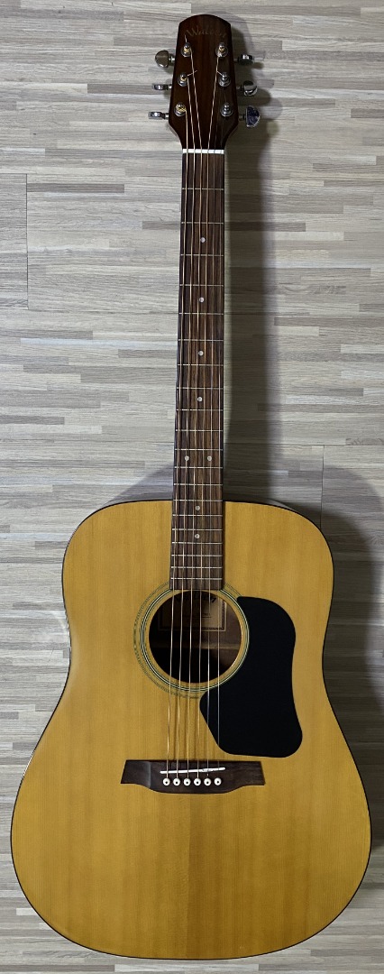 Used Acoustic Guitar - WALDEN D350 c/w gig bag, Hobbies & Toys, Music ...