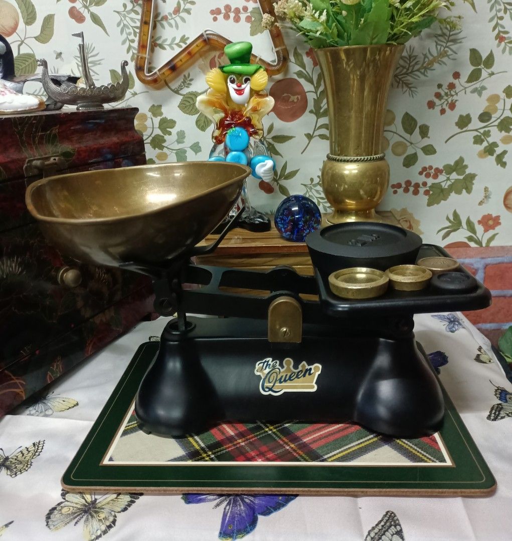 Vintage Weylux The Queen Kitchen Weighing Scales Made in England ...