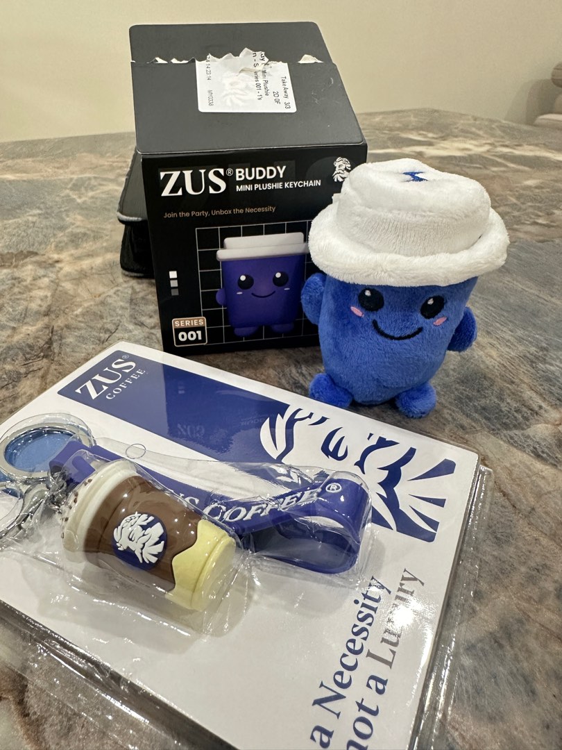 Zus blue buddy plushie, Hobbies & Toys, Toys & Games on Carousell