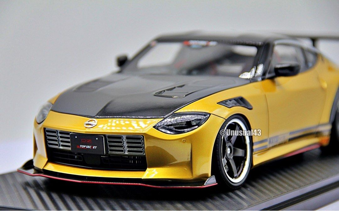 1/18 Ignition Model Top Secret Fairlady Z (RZ34) Gold Nissan, Hobbies ...