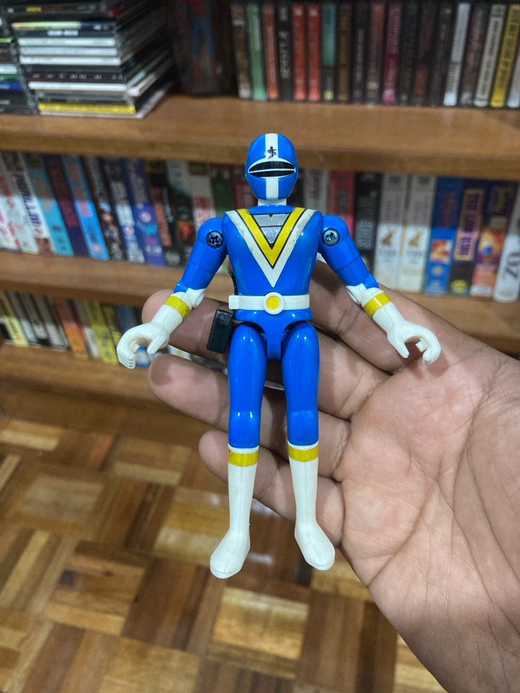 1990 Bandai Blue Chikyu Sentai Fiveman Action Figure, Hobbies & Toys ...