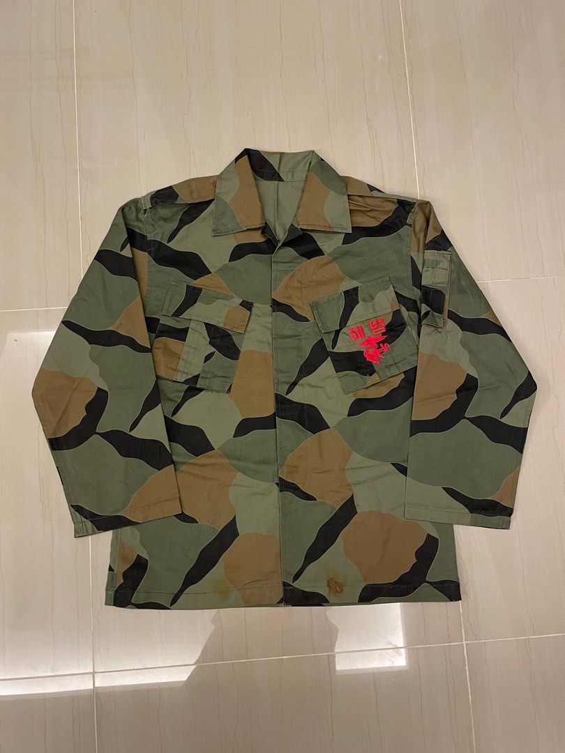 80s ROKMC Egg Shell Camo Uniform, Men's Fashion, Coats, Jackets and ...