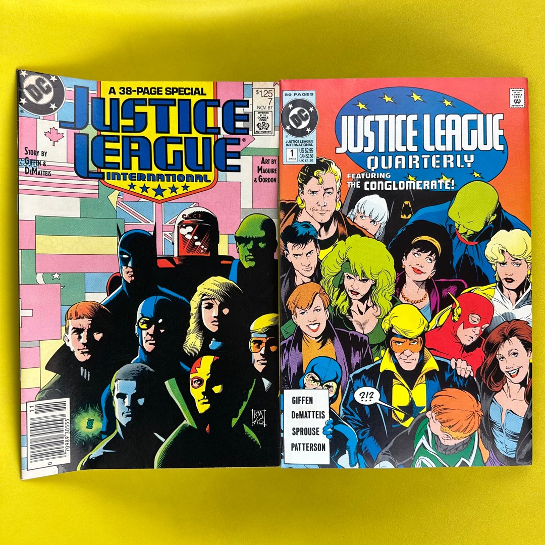 * buy 1 get 1 * DC Comics Justice League International #7 1987 ...
