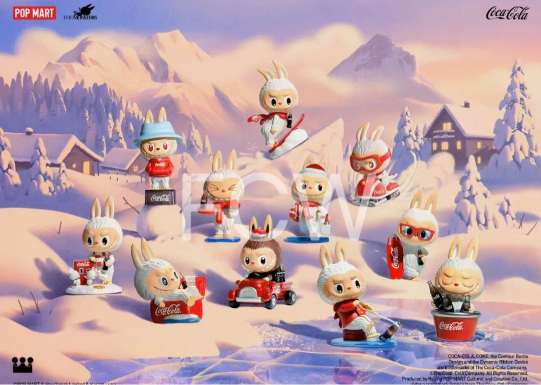 散賣/原盒 THE MONSTERS 可口可樂 系列 LABUBU COCA COLA DOLL 泡泡瑪特 拉布布 精靈天團 Zimomo ...