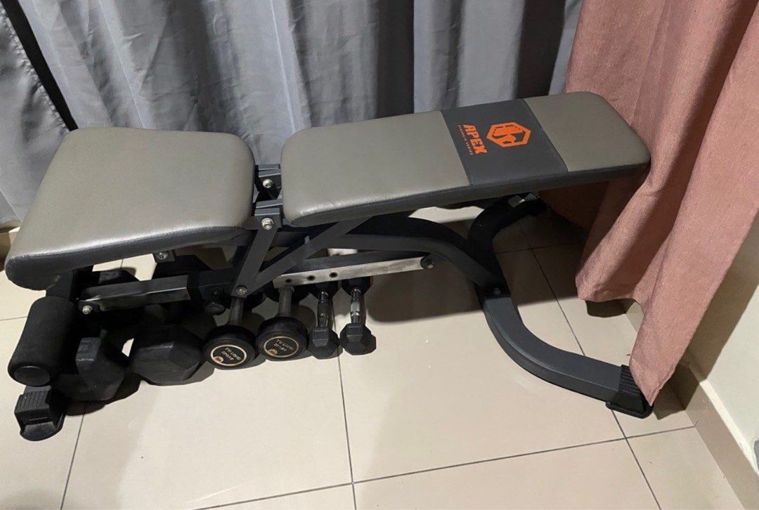 APEX MULTIPURPOSE FID BENCH for sale (Brang baik utk dijual), Sports ...