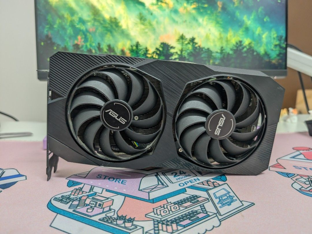 ASUS DUAL RX500XT 8G EVO OC, Computers & Tech, Desktops on Carousell