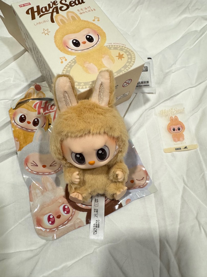 AUTHENTIC LABUBU V2 HAVE A SEAT BABA, Hobbies & Toys, Toys & Games on ...