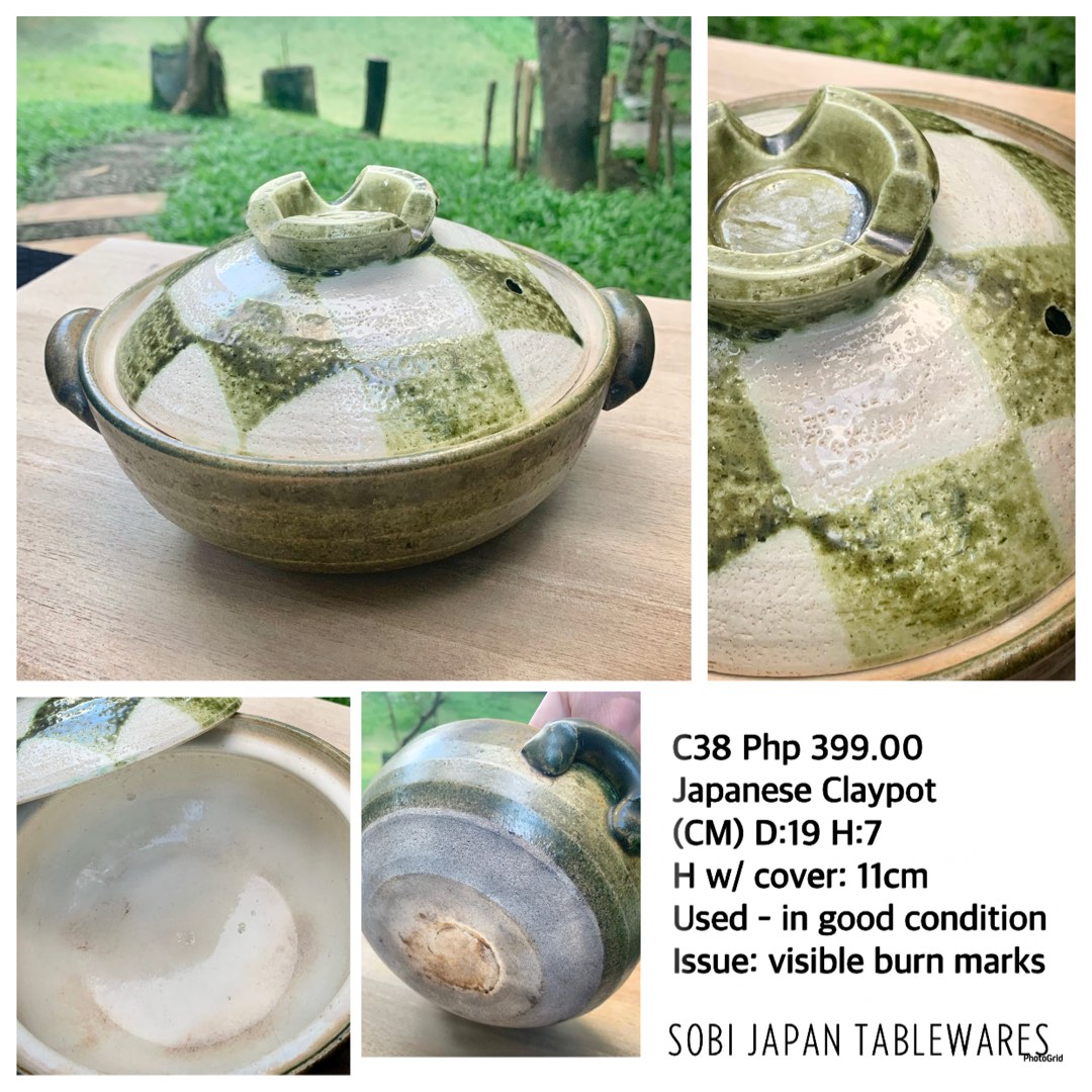 Authentic Medium Japan Claypot, Furniture & Home Living, Kitchenware & Tableware, Cookware ...